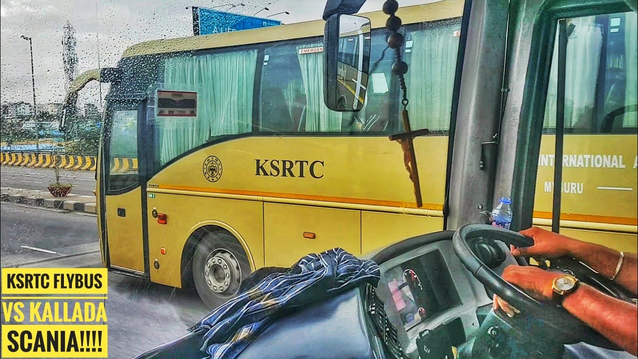 VOLVO BUS Extreme chasing with SCANIA !!! - YouTube