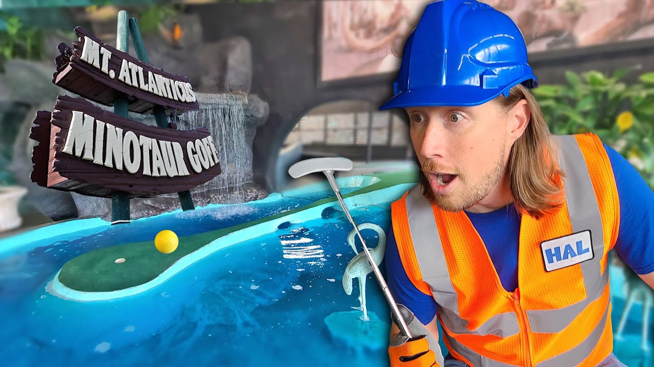 Mini golf with Handyman Hal | Awesome putt-putt golf for kids - YouTube