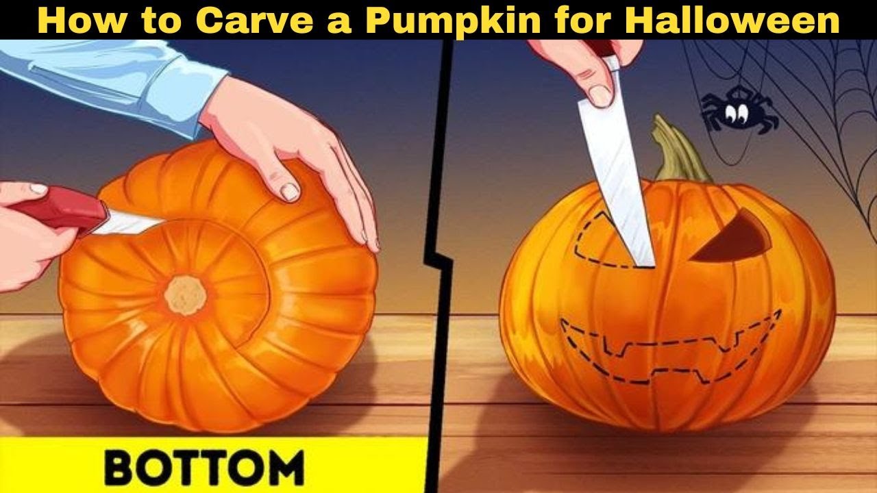 How to Carve a Pumpkin for Halloween | Learn Tricks - YouTube