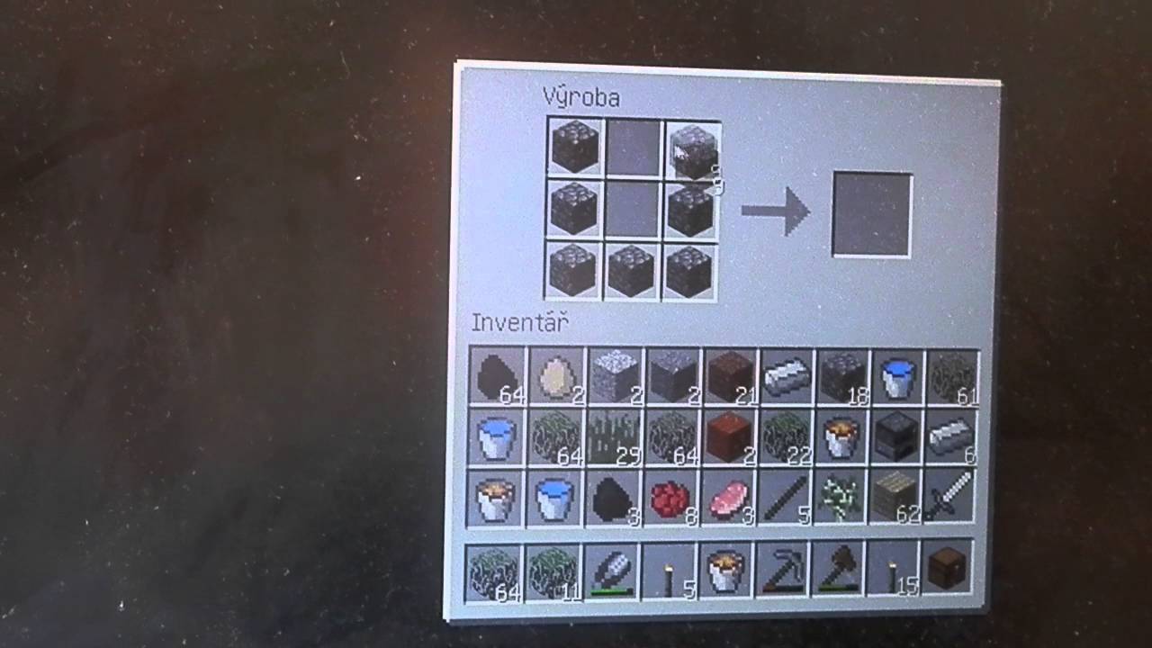 Minecraft – Jak vyrábět věci - YouTube