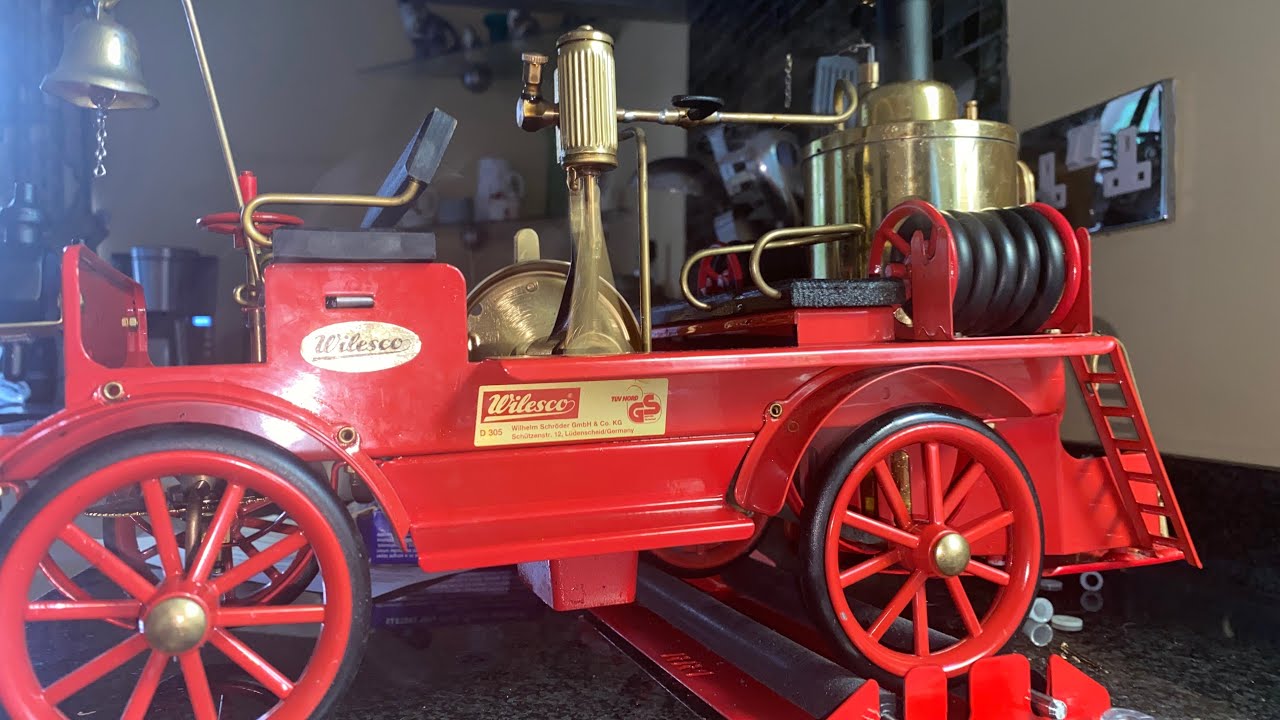 Running my Wilesco D305 Fire Engine on the upgraded Rolling Road by ...