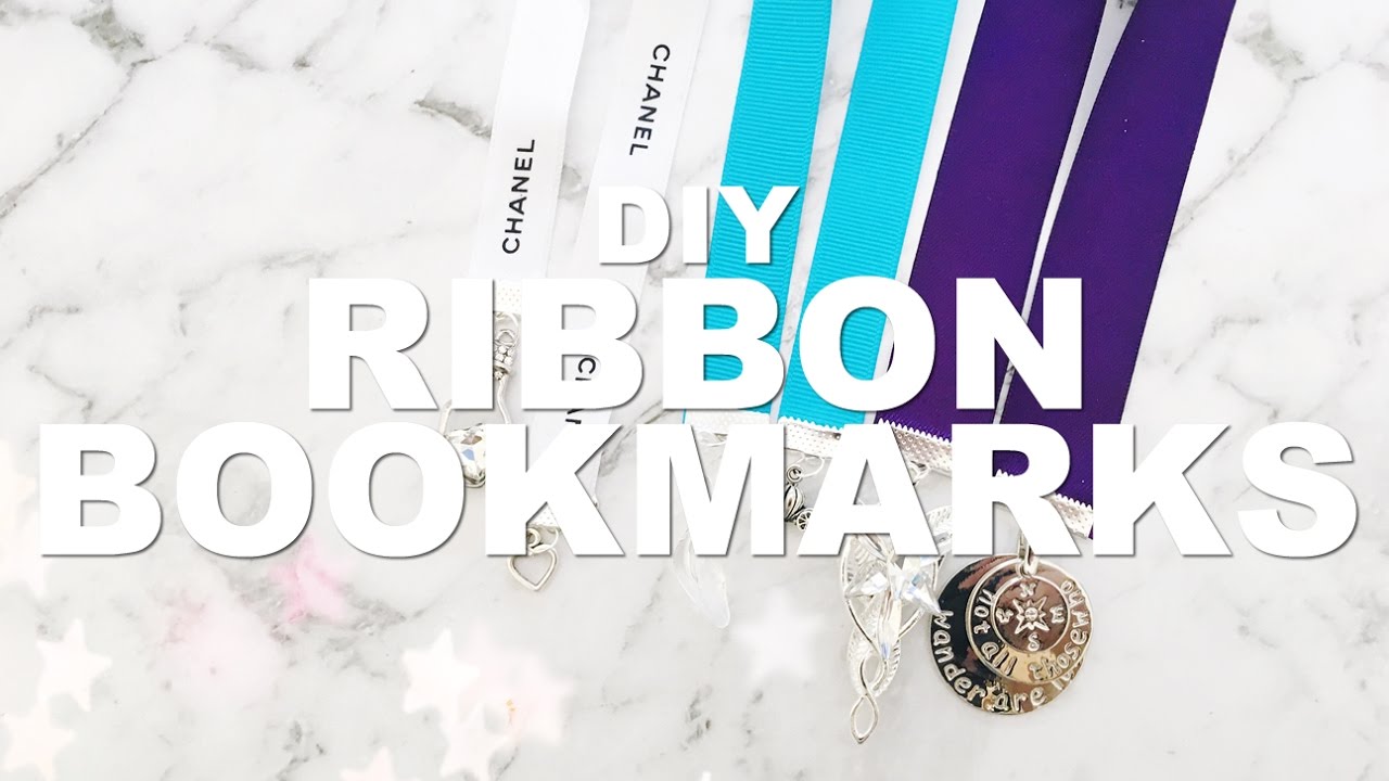 DIY | Ribbon Bookmarks - YouTube