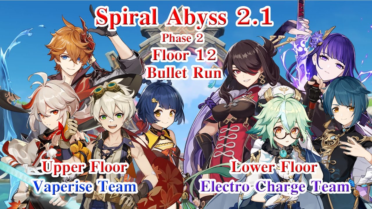 Abyss 2.1 Phase 2 Floor 12 (Vape + Tazer) - Bullet Run - YouTube