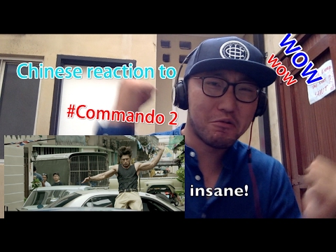 Chinese reaction to Commando 2 | Official Trailer | Vidyut Jammwal | Adah Sharma | Esha Gupta
