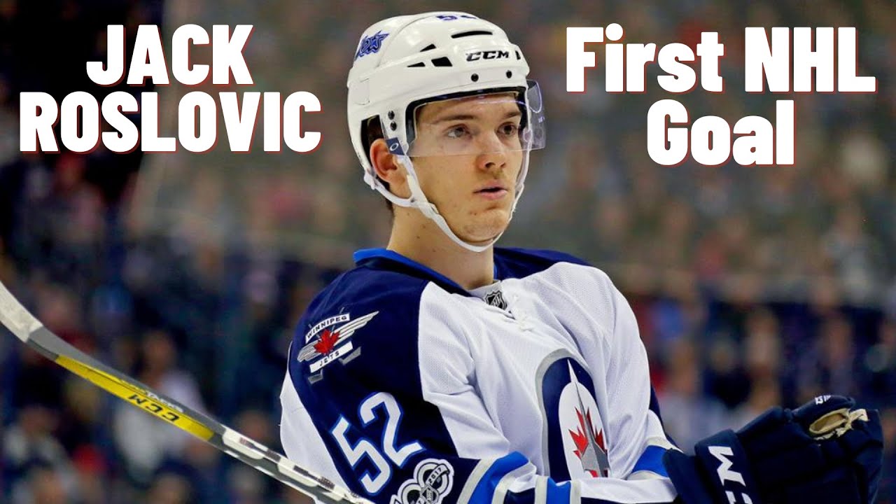 Jack Roslovic #52 (Winnipeg Jets) first NHL goal Jan 25, 2018 - YouTube