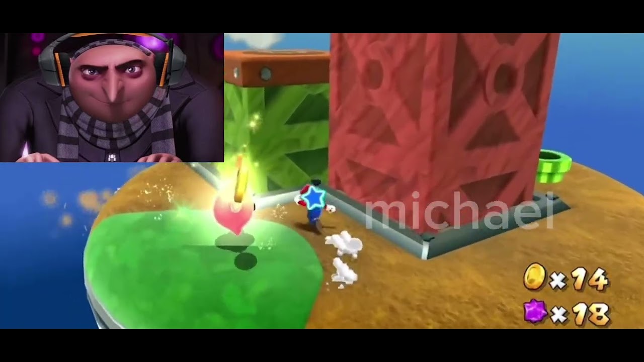 Gru plays Mario Galaxy 2 on Switch 2 - YouTube