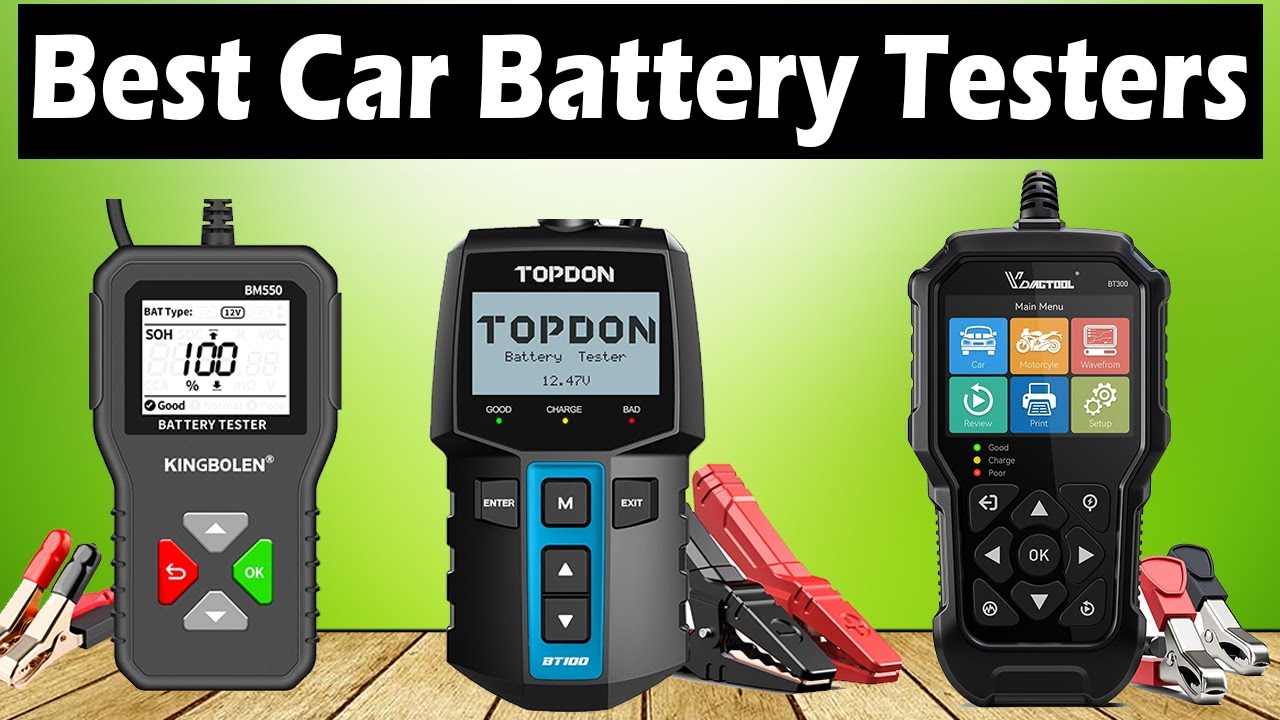 TOP 3 Best Car Battery Testers 2025 - Ultimate Battery Health Checker ...