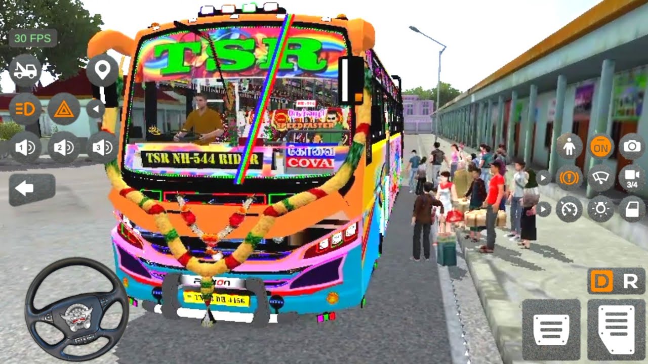 💥Bus Simulator Indonesia Map Mod Lighting Passenger Journey Gameplay ...