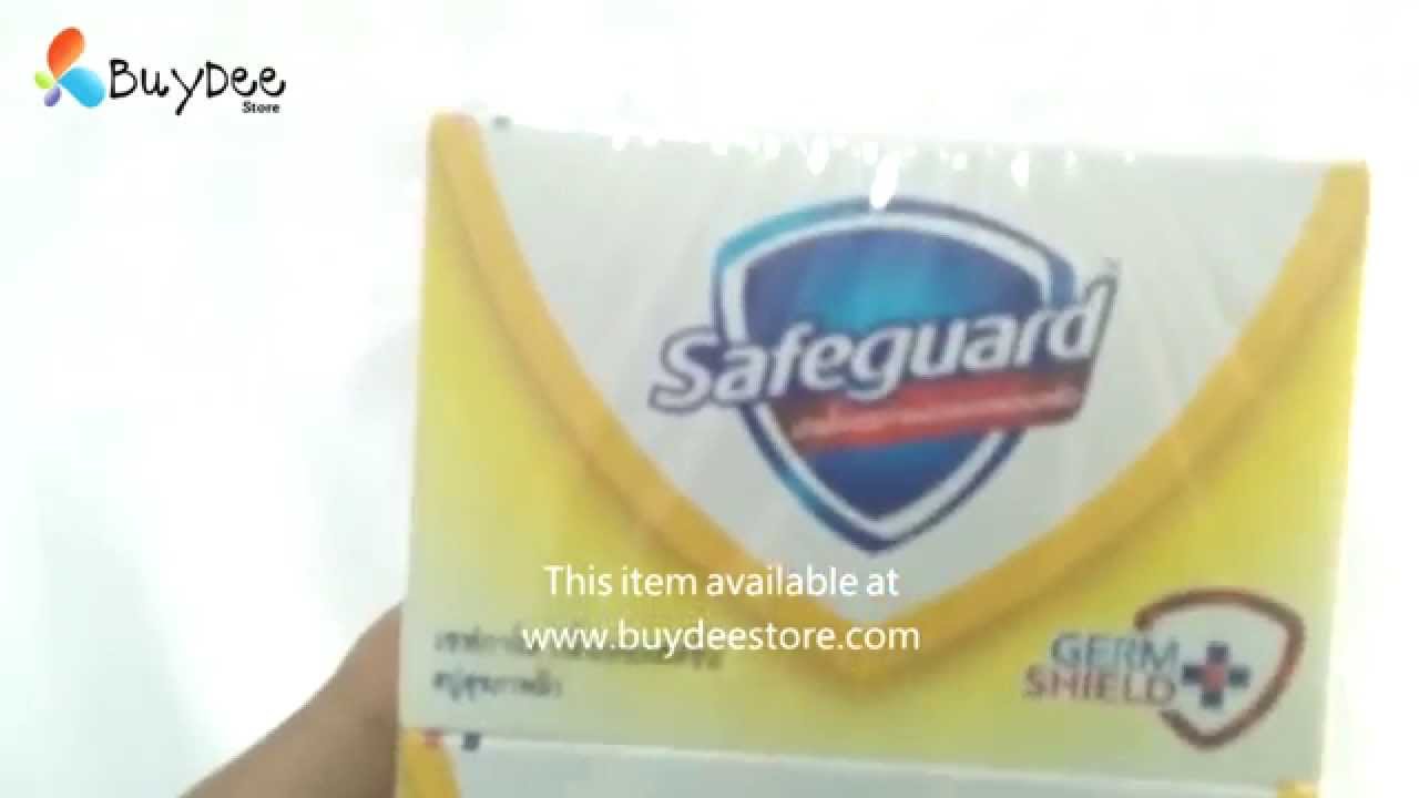 Safeguard Antibacterial Yellow Bar Soap 85g x 4 pcs - YouTube