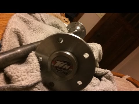 Axles in camaro rear end - YouTube