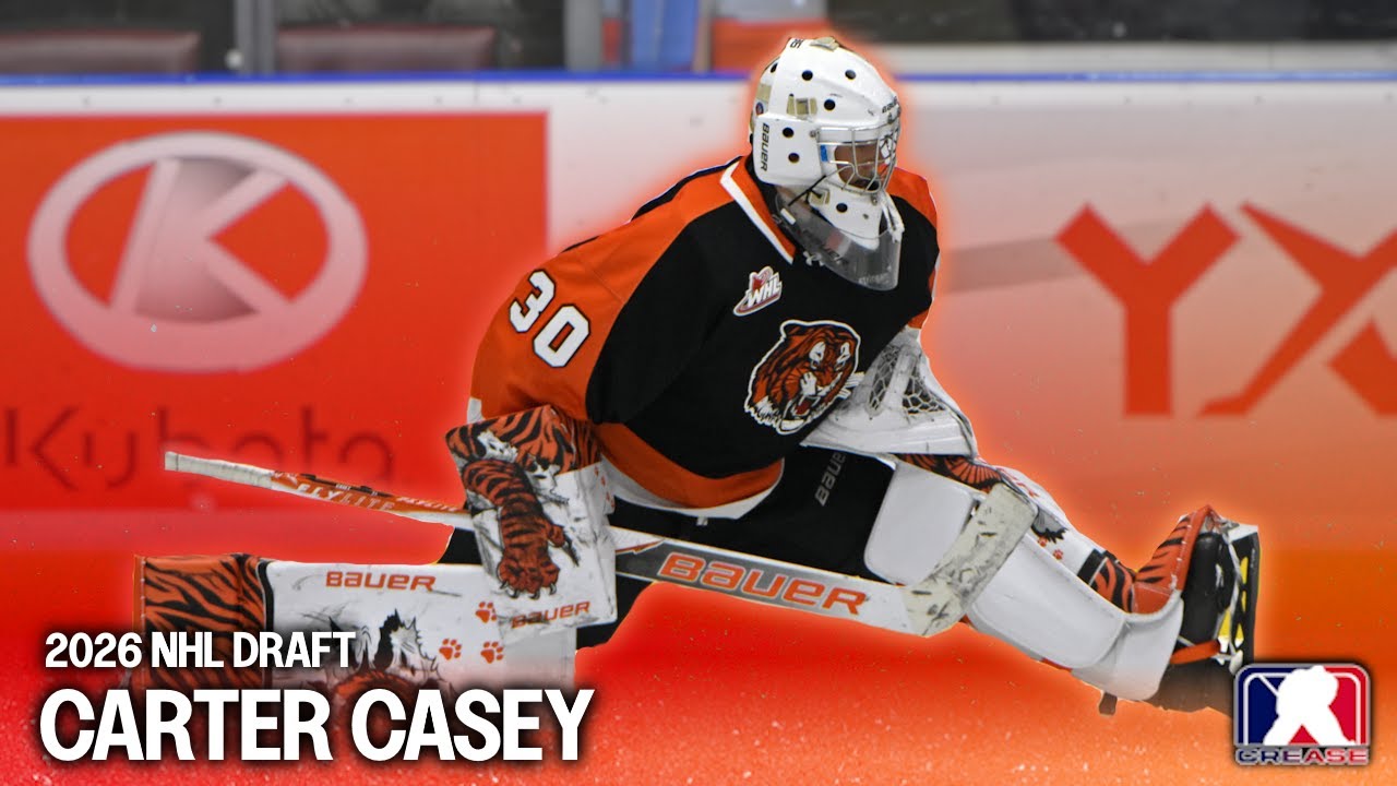 Is Carter Casey the Next Dustin Wolf? (2026 NHL Draft) - YouTube