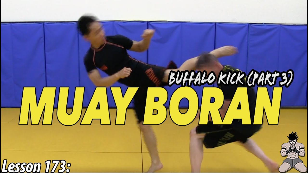 Lesson 173: Muay Boran Buffalo Kick (w round kick) - YouTube