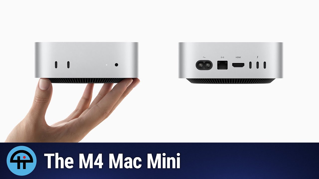The M4 Mac Mini - New Design, Awkward Power Button Placement? - YouTube