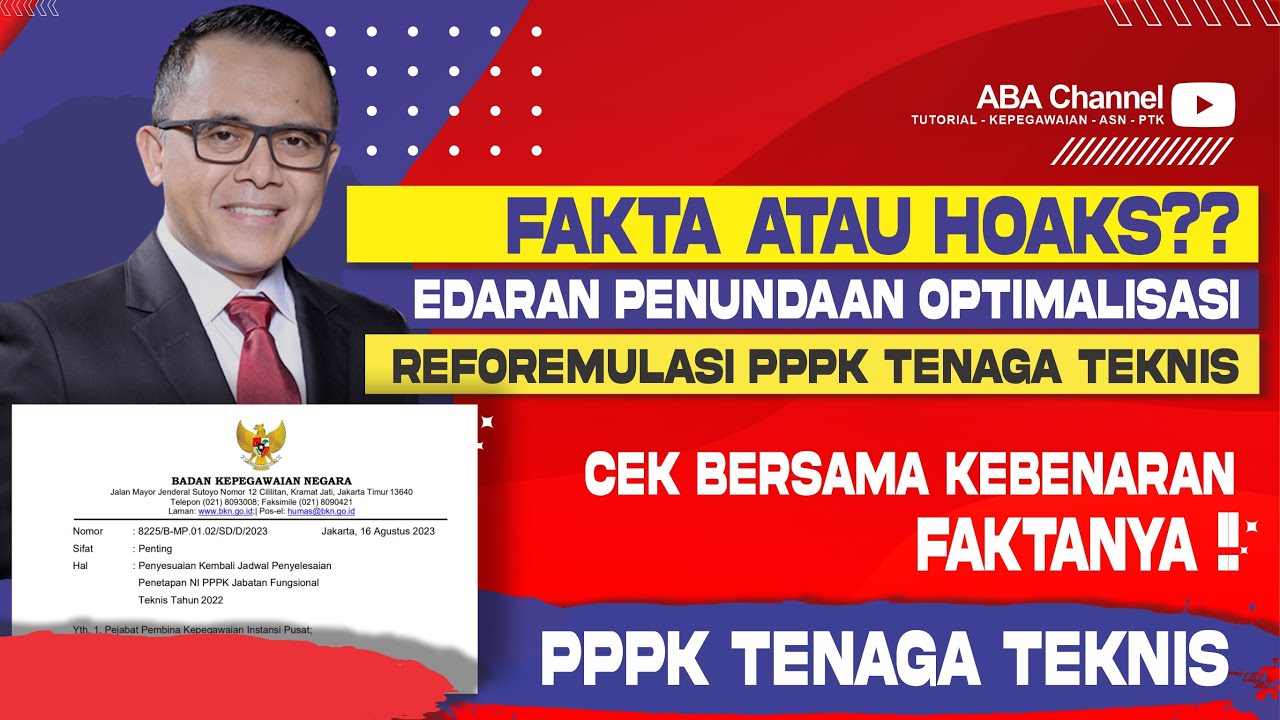 HOAKS OR FAKTA🔥EDARAN PENYESUAIAN JADWAL KEMBALI OPTIMALISASI ...