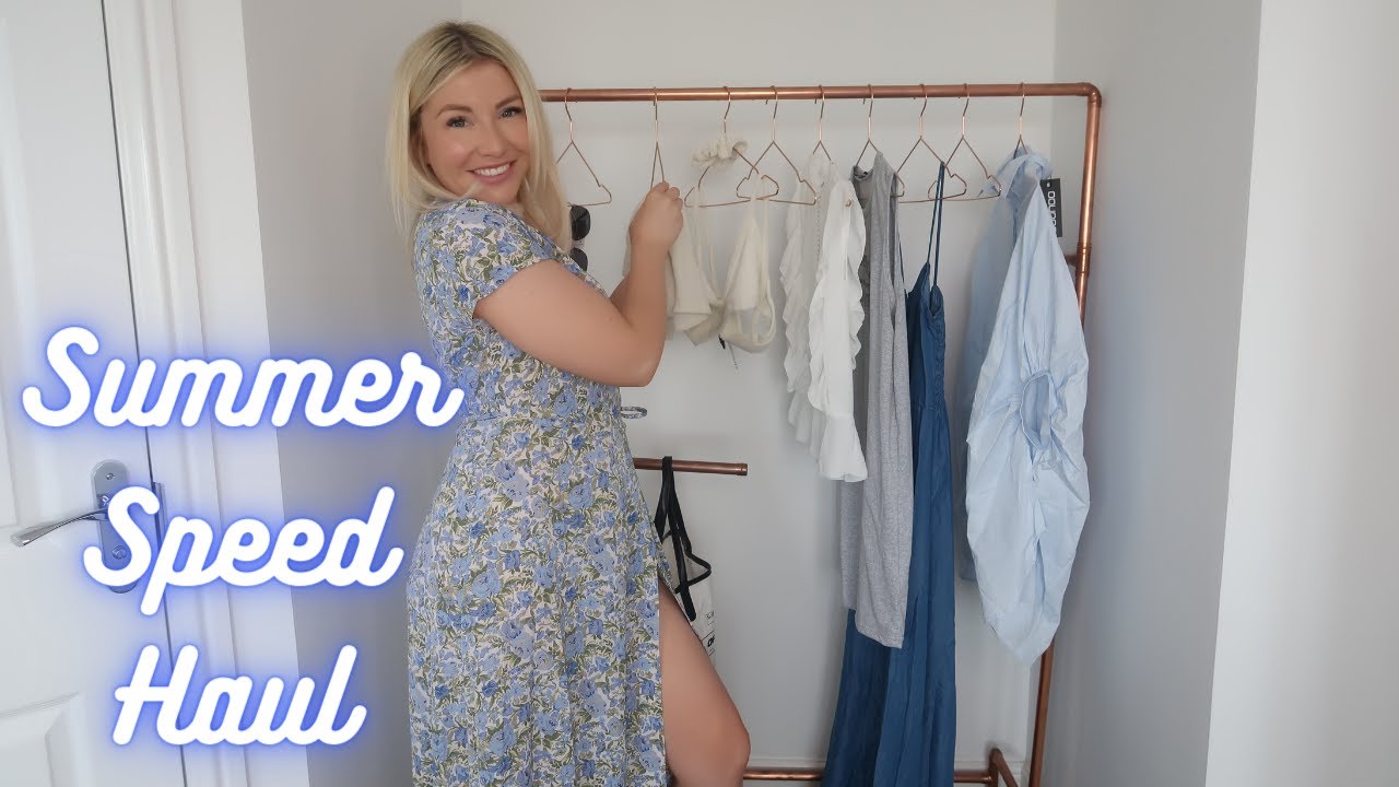 BOOHOO SPEED HAUL | SUMMER 2021 | QUICKEST HAUL EVER | ellie polly ...
