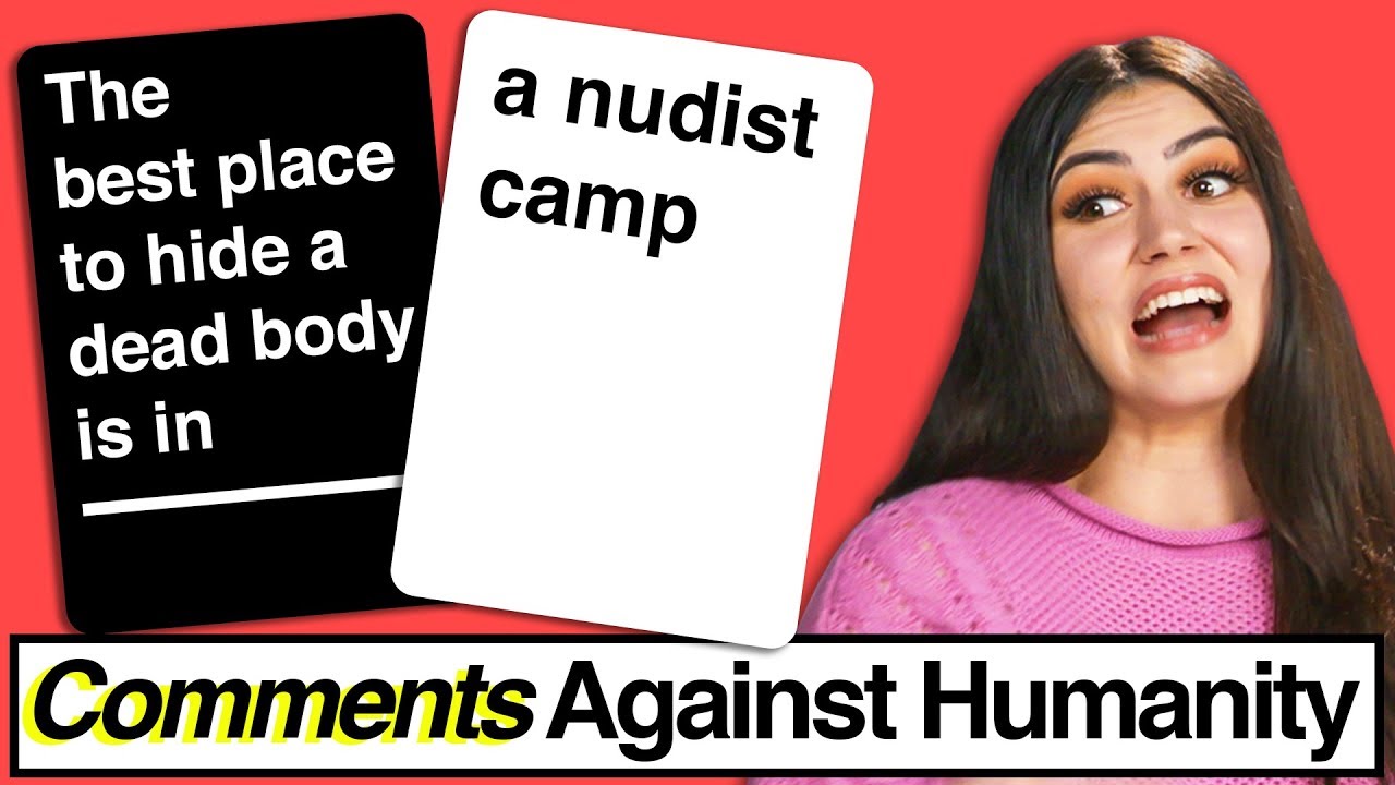 Comments Against Humanity w/ Tori, Mikaela, Eric, and Brandon! - YouTube