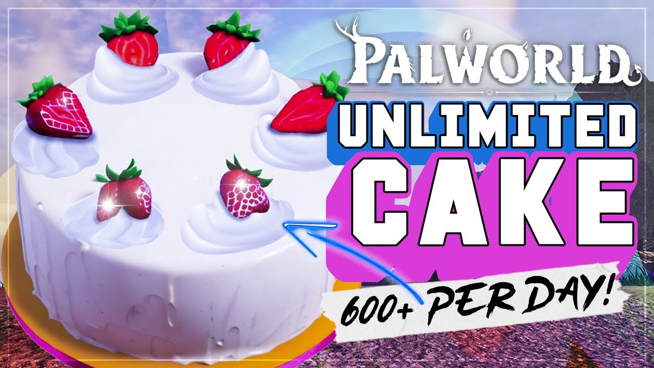 How To Make UNLIMITED Cake in Palworld (600+ Cakes Per Day) - YouTube