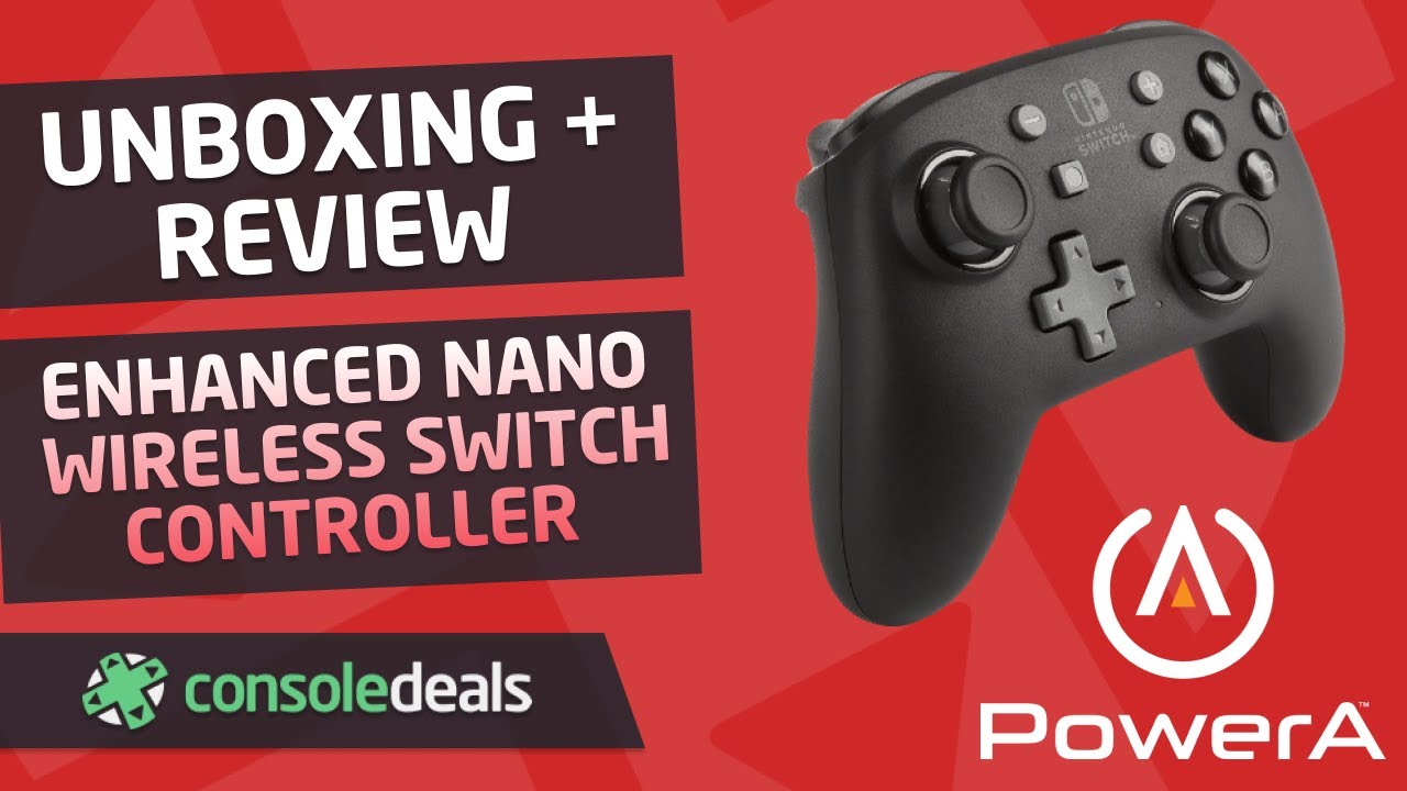 PowerA Nano Enhanced Nintendo Switch controller (Unboxing + Review ...
