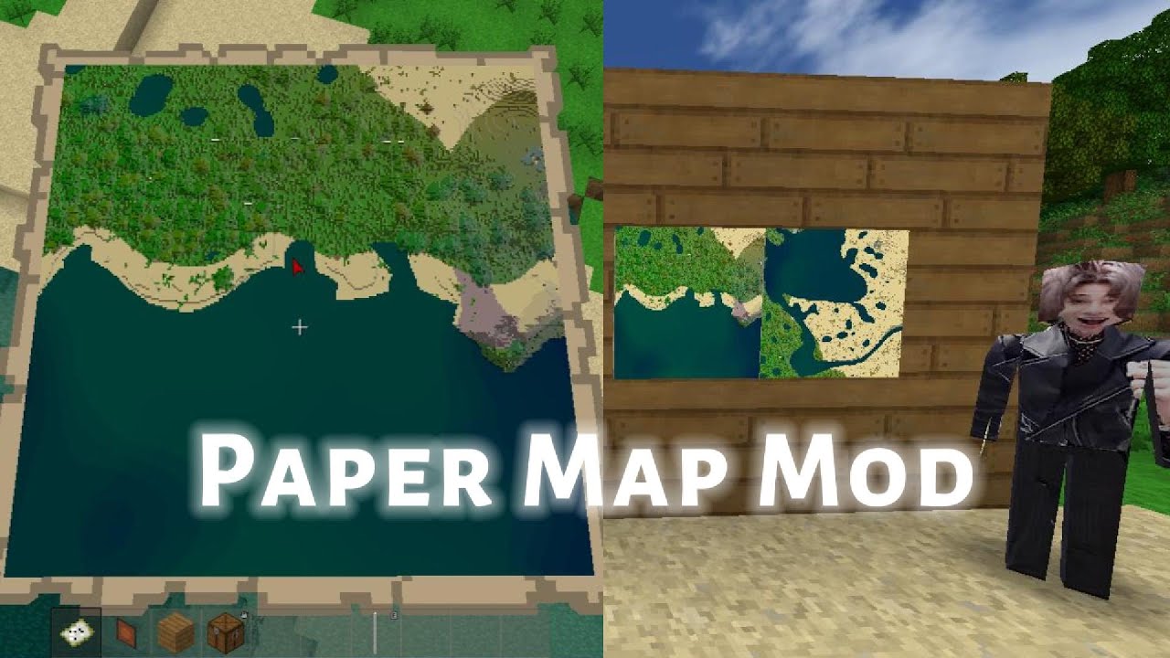 Paper Map Mod For Survivalcraft - YouTube