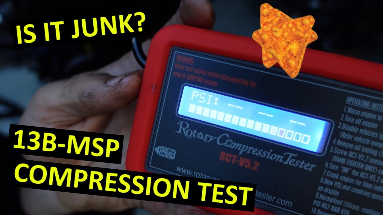 Compression Testing a 13B-MSP Junkyard Engine - YouTube