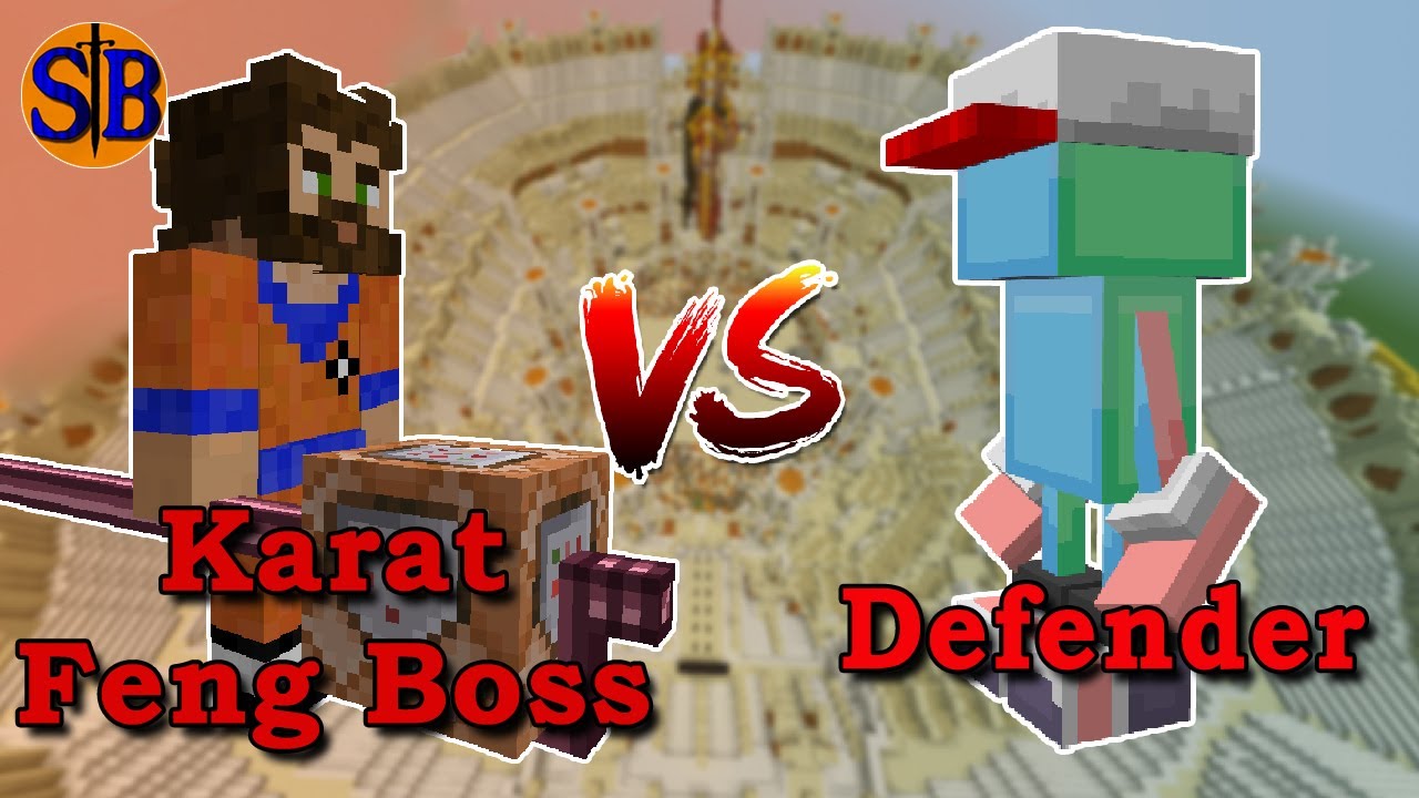 Karat Feng (Fireplace Mod) VS Defender Phase 1 | Minecraft Mob Battle ...