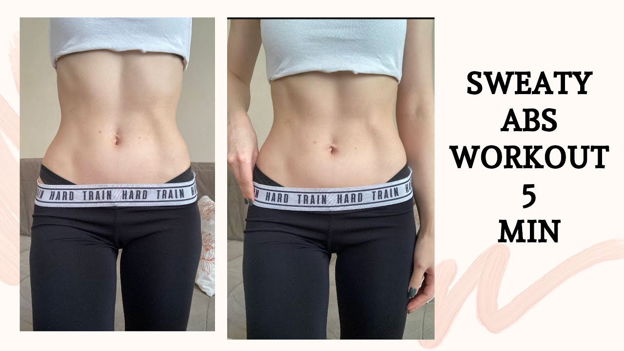 SWEATY ABS BURN WORKOUT in 5 MIN - 5 Dakikalık Yağ Yakıcı Karın ...