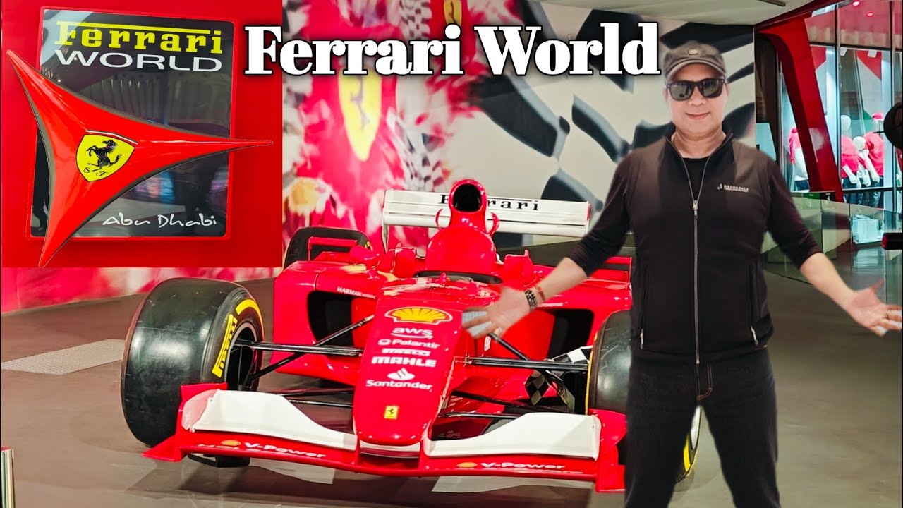 "Ferrari World" Abu Dhabi Full Tour | World's fastest Roller Coaster ...