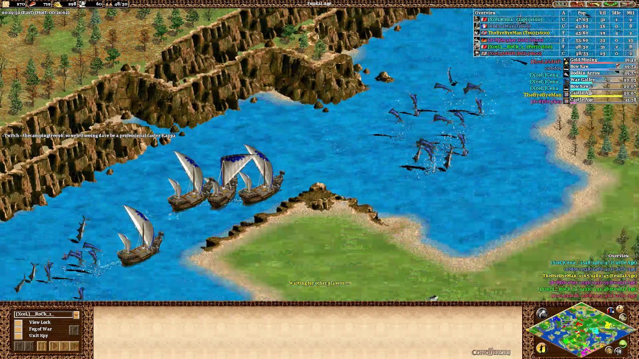 AoE II - Europe Map 3v3 Tournament | Round 2 Bo5 | Game 4 - YouTube