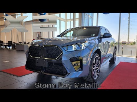 NEW ARRIVAL! 2024 BMW X2 xDrive28i Storm Bay Metallic on Mocha M Sport ...