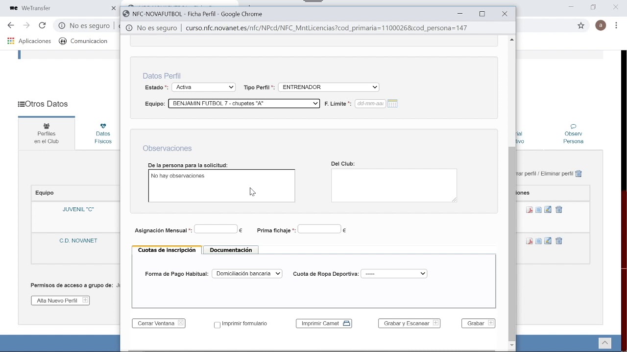 novanet Club: ¿Cómo asignar más perfiles a una persona? - YouTube