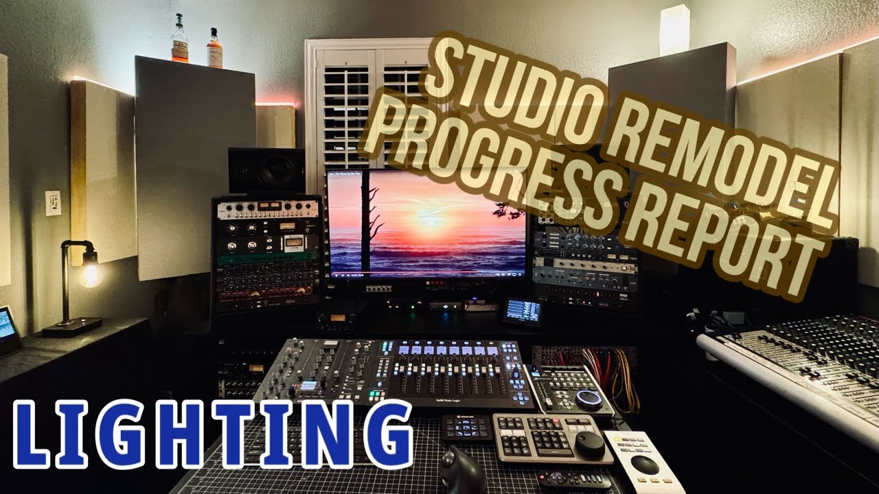 The Ultimate Hybrid Home Studio Lighting Remodel - YouTube