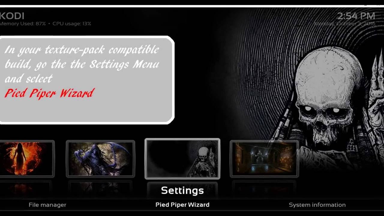 Kodi Texture Packs Install Tutorial - YouTube