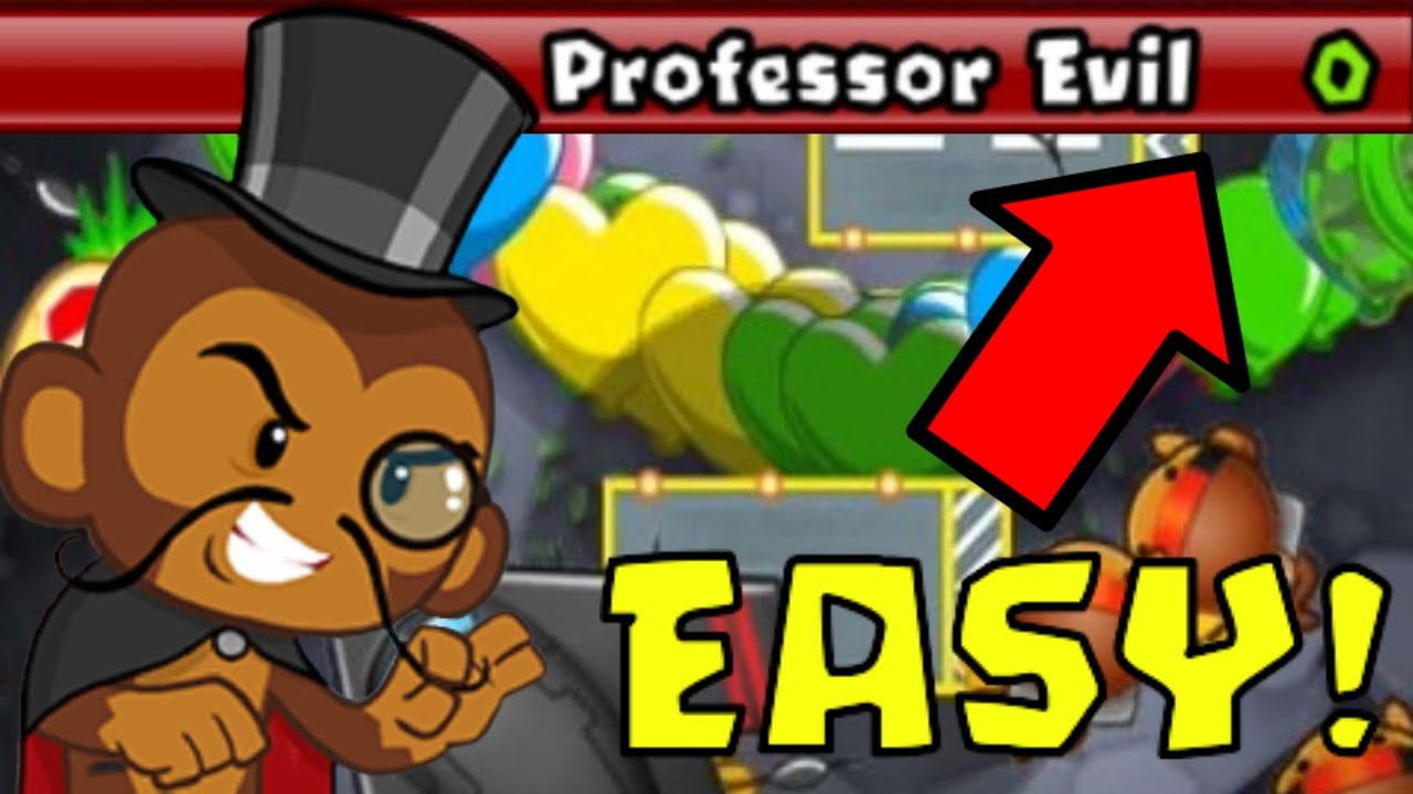How To Beat The New Professor Evil Challenge In Btd Battles Week 58