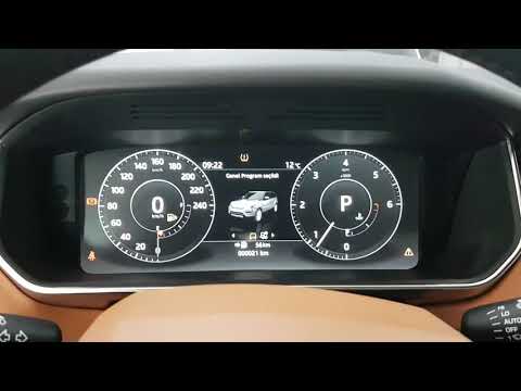 Range Rover Sport 2017 Model Hayalet Gosterge