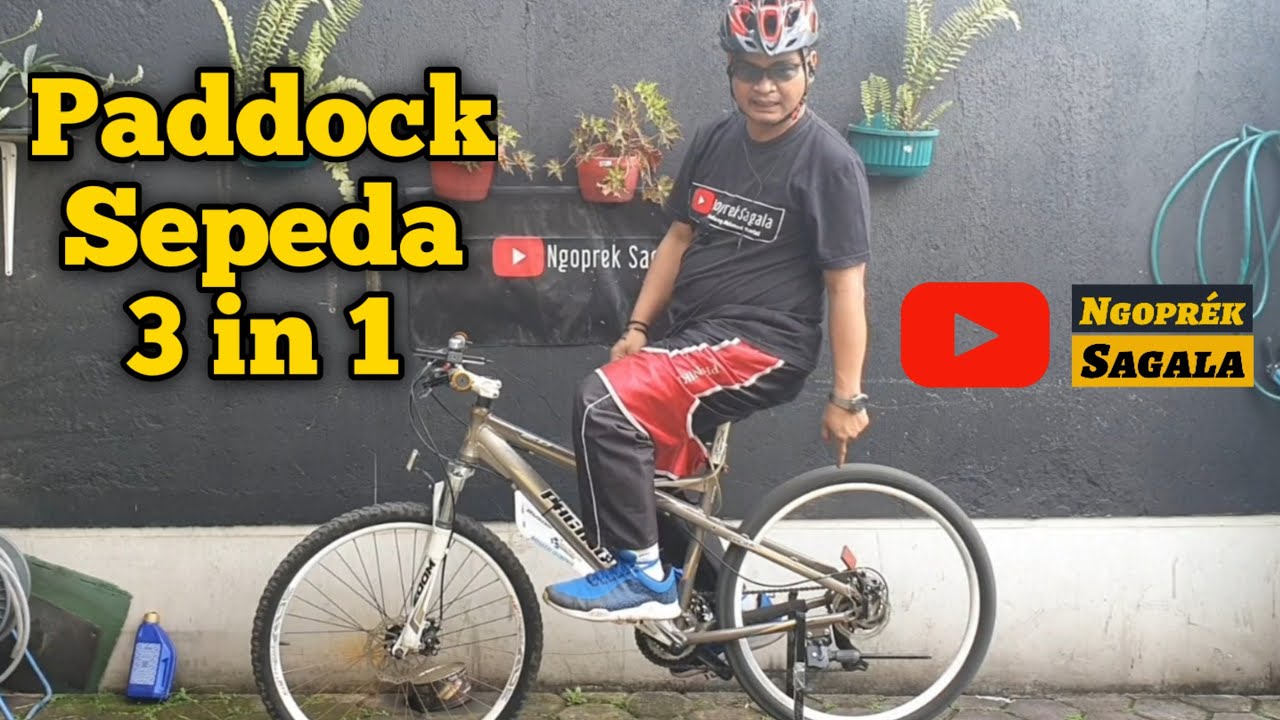Paddock Sepeda 3 in 1 - YouTube
