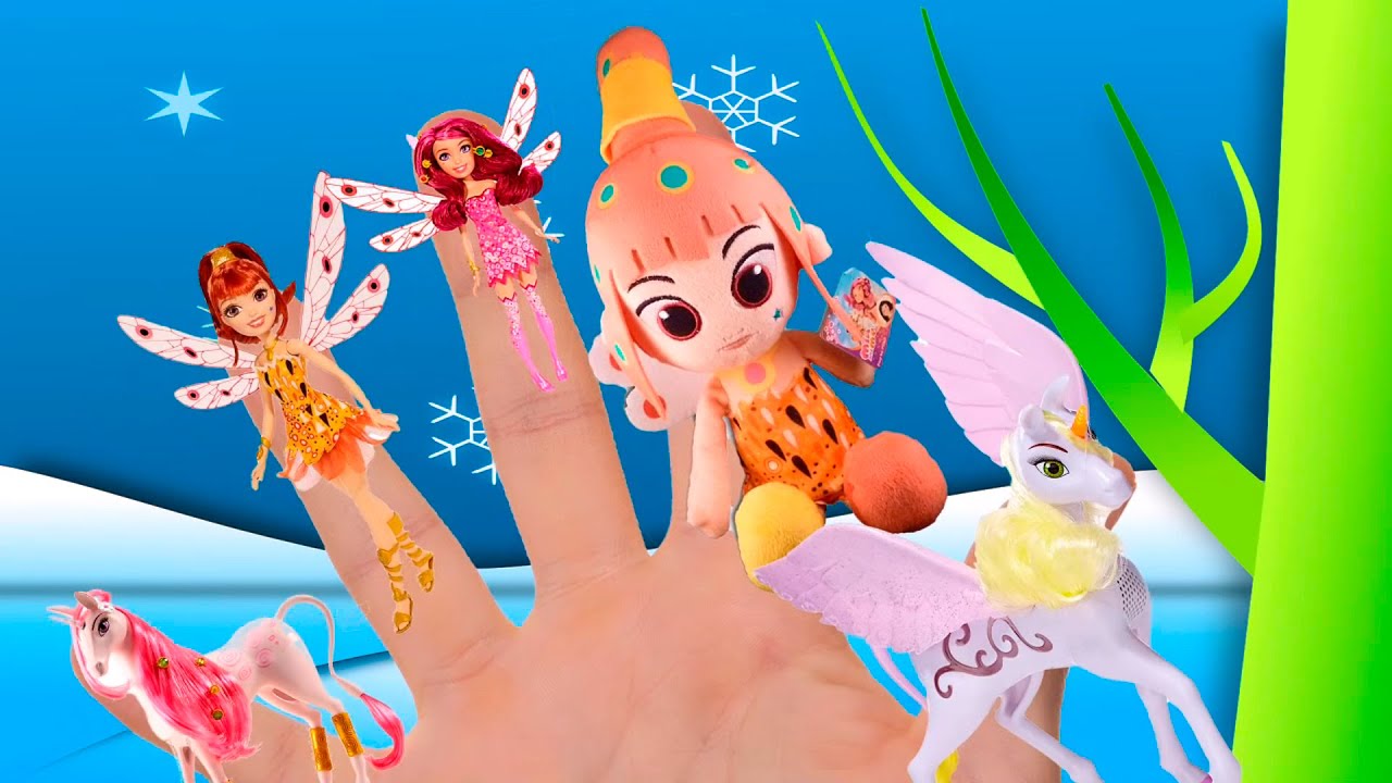 Mia and Me Finger Family Nursery Rhymes Song | Mia and Onchao Baby ...