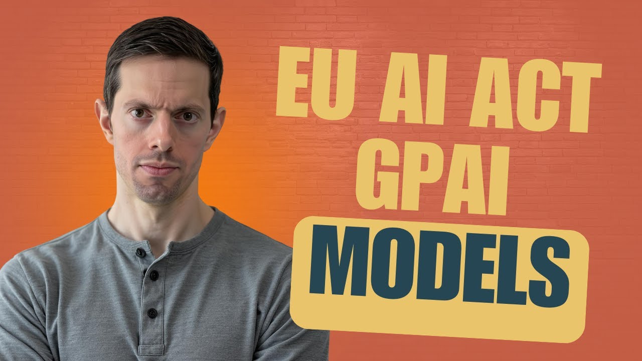 EU AI Act - GPAI Model - AIGP Certification - YouTube