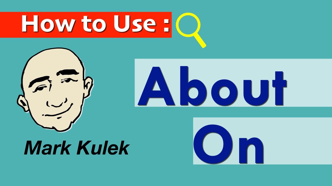 About and On - Prepositions | English Speaking Practice For ...