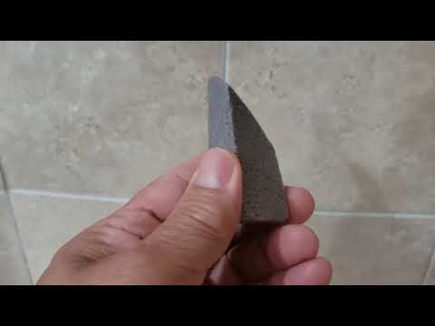 Tough Stain Removal with Pumice Stone off Tile from Rust and other ...