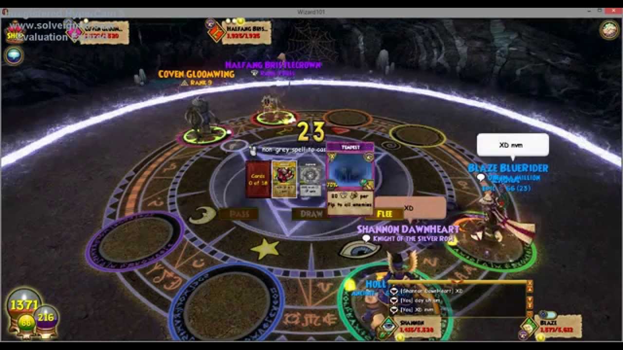 Wizard101- New Animations for Insane Bolt and Darkwind - YouTube