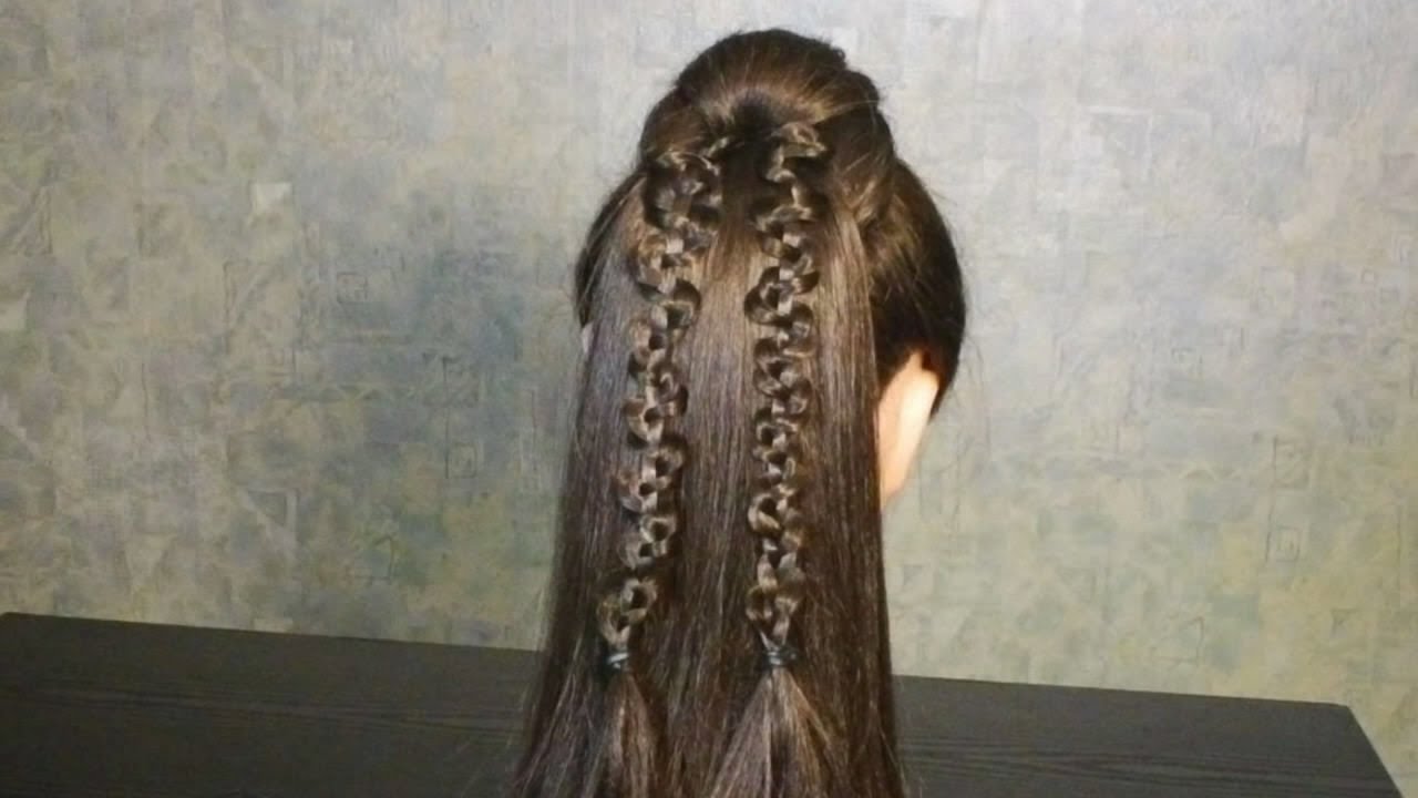 Плетение скользящей косы. Quick Slide-Up Braid. Hairstyles for long ...