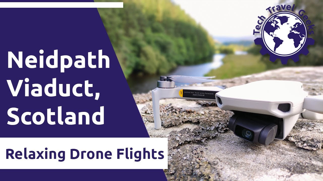 Neidpath Viaduct Views - DJI Mavic Mini - Lukasz's Drone Flights - YouTube