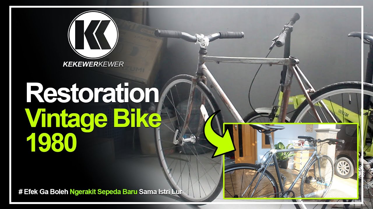 Restoration Old Road bike || Restorasi Sepeda Tua - YouTube
