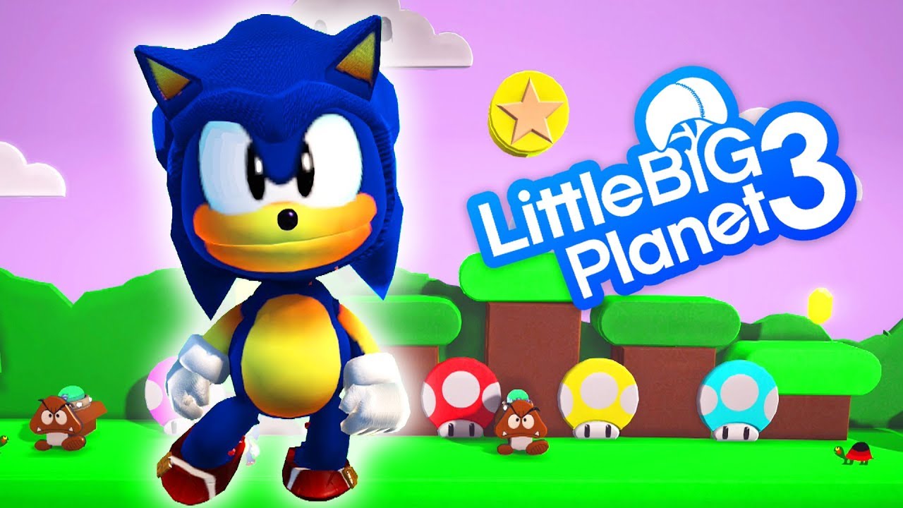 LittleBigPlanet 3 - MARIO LAND With Sonic The Hedgehog - PS4 PRO ...
