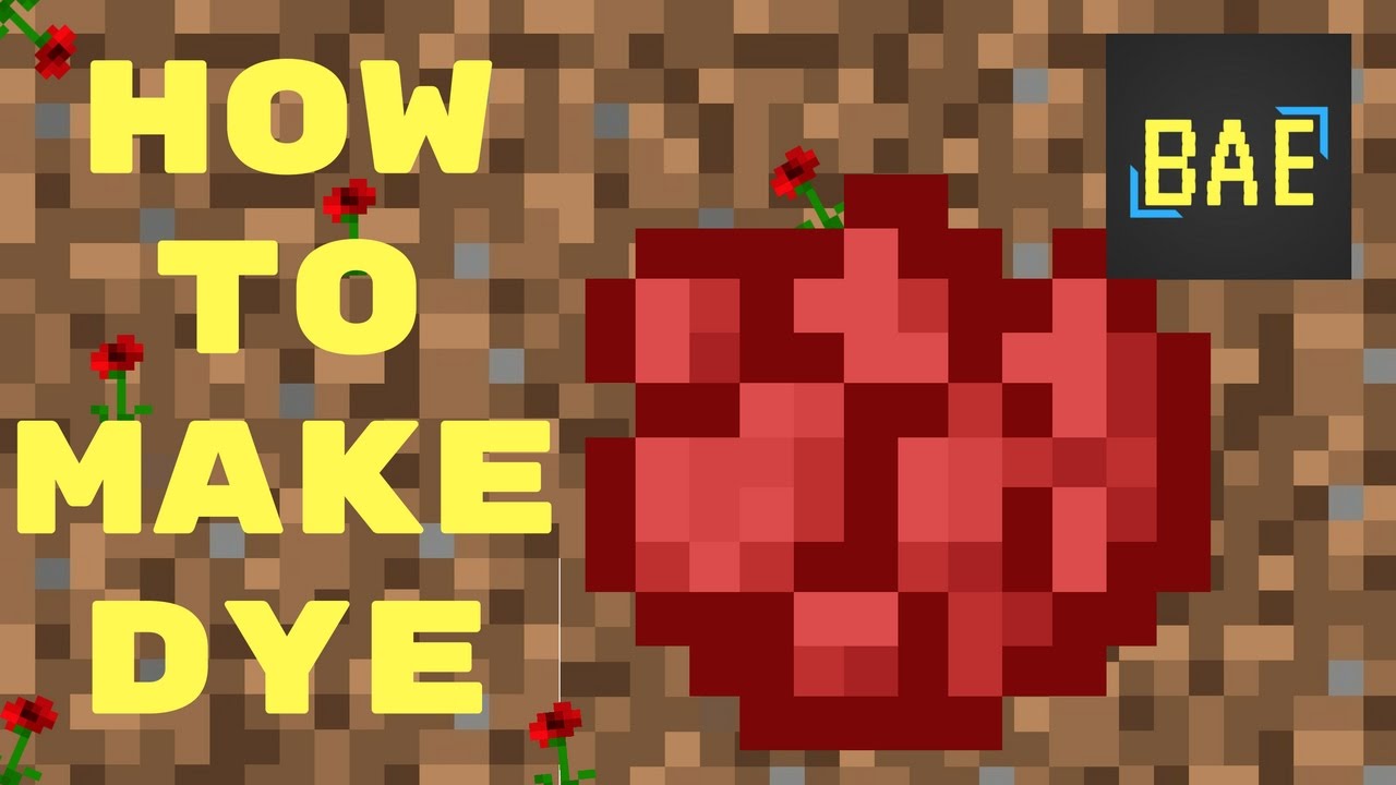 How To Make Red Dye In Minecraft YouTube how-to-make-red-dye-in-minecraft-youtube