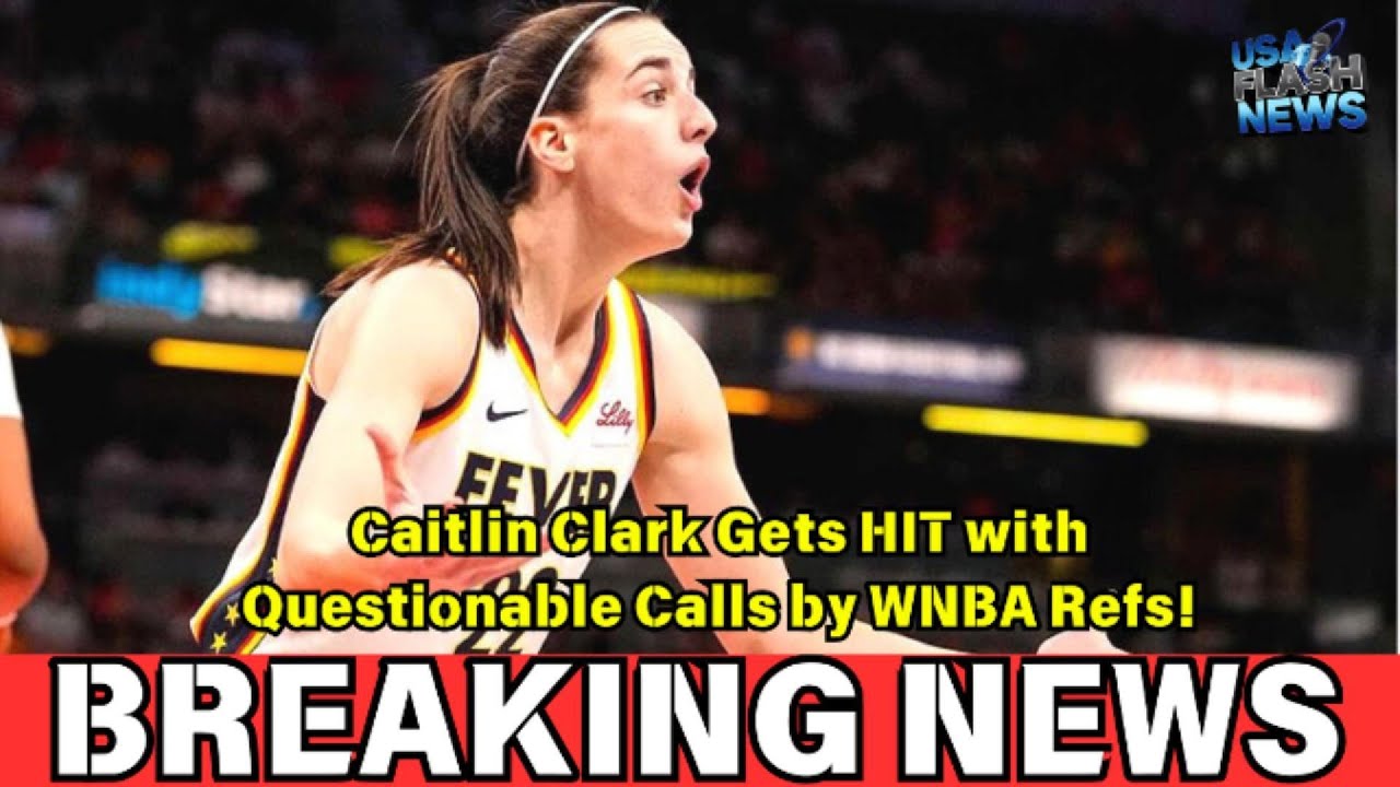 Caitlin Clark Gets HIT with Questionable Calls by WNBA Refs! - YouTube