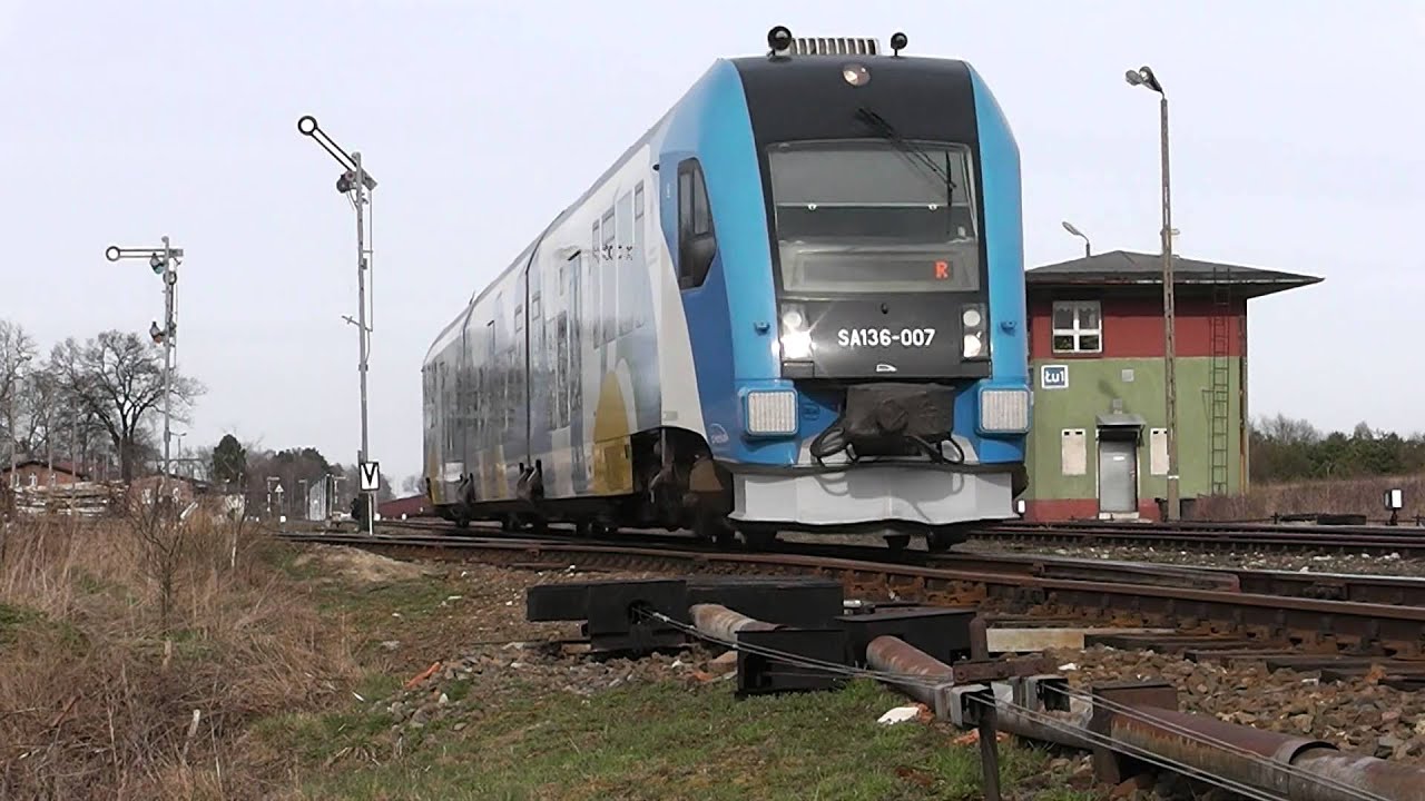 SA136-007 i Class 66003 Łubowo - YouTube