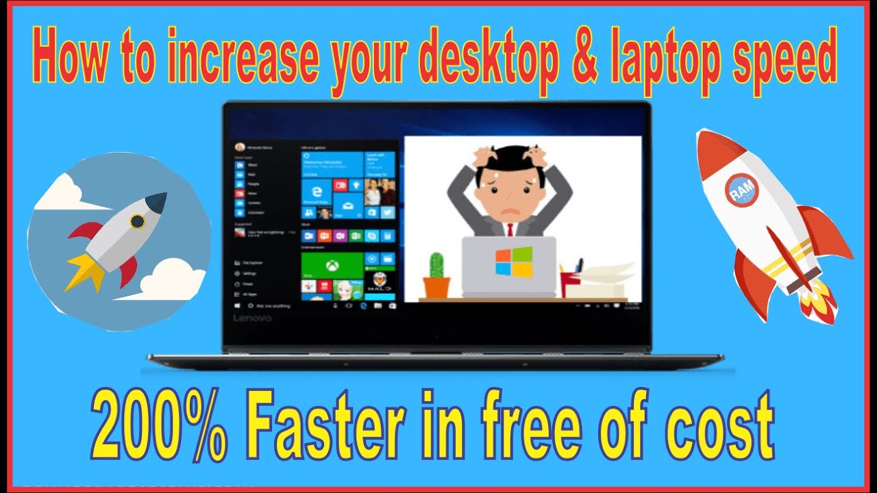 How to increase your desktop/laptop speed || 200% faster in free of ...