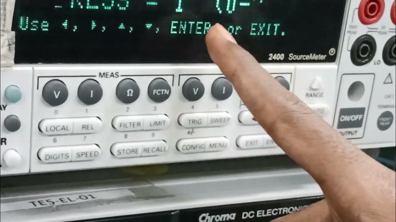 How to change GPIB address of source meter | instrumenta GPIB address ...