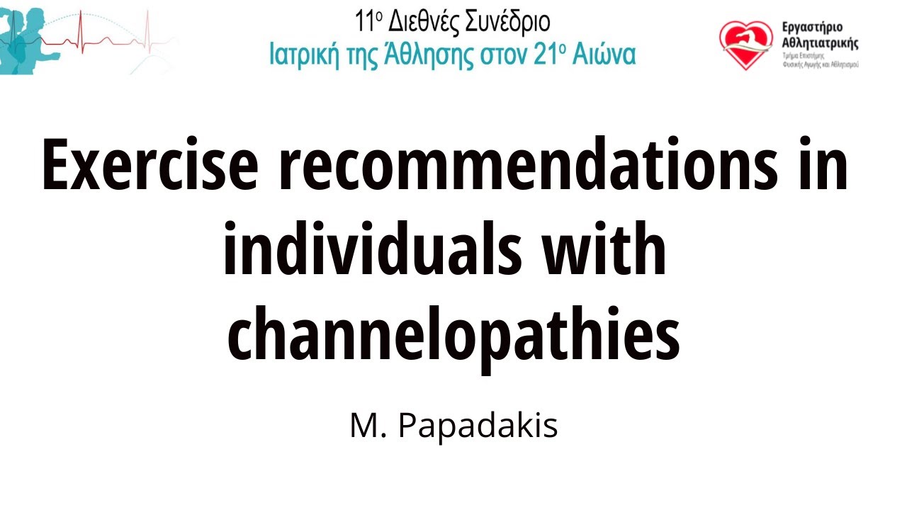 Exercise recommendations in individuals with channelopathies - M ...